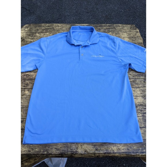 Nike | Shirts | Nike Golf Queenstown Harbor Md Light Blue Large Golf ...